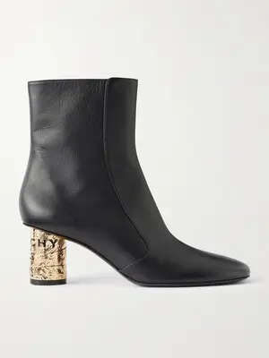 Givenchy Tape 65 Leather Ankle Boots - Black