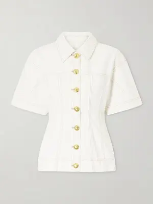 Aje Liliana Denim Shirt