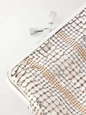 ANYA HINDMARCH Maud Tassel Chainmail Clutch
