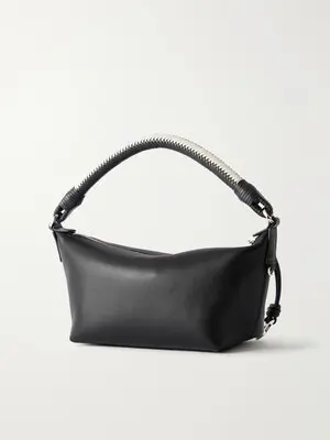 Loewe Cala Leather Shoulder Bag - Black