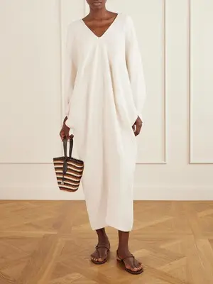 THE FRANKIE SHOP Lila Kaftan Ponte Maxi Dress