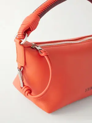 Loewe Cala Leather Shoulder Bag - Orange