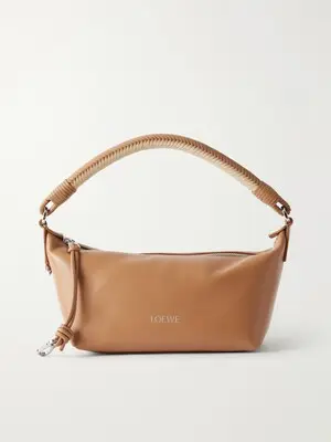 Loewe Cala Leather Shoulder Bag - Brown