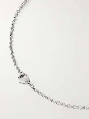 Khaite Keefe Palladium-coated Pendant Necklace