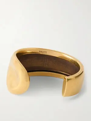 Khaite Keefe 18k -plated Brass Cuff Bracelet - Gold