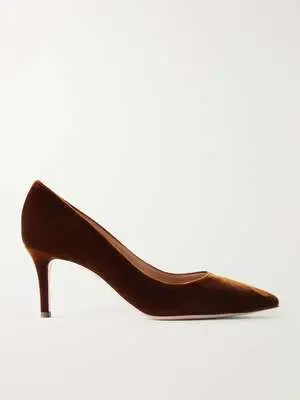 GIANVITO ROSSI 70 Velvet Pumps