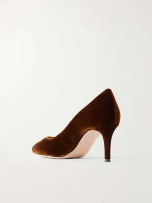GIANVITO ROSSI 70 Velvet Pumps
