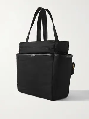 ANYA HINDMARCH Commuter Leather-trimmed Tote