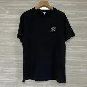 Loewe Logo Embroidered Crewneck T-shirt