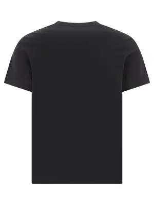 Loewe Logo Embroidered Crewneck T-shirt - Black