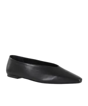 AeydĒ Betty Leather Ballerina Flats