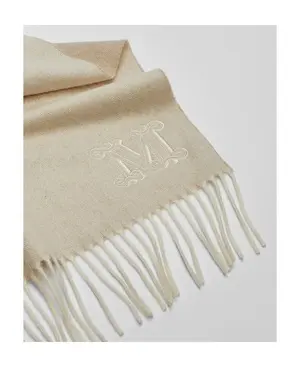 Max Mara Logo Tassel Scarf