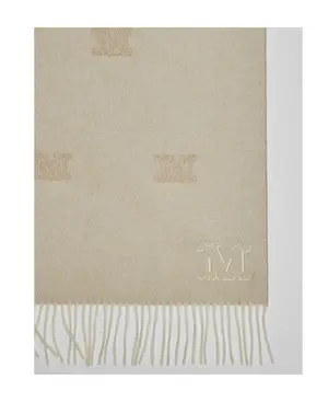 Max Mara Logo Tassel Scarf