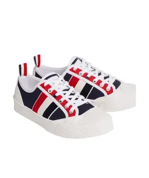 Thom Browne Striped Lace-up Low Top Sneakers