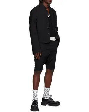 We11Done Logo-patch Wool-blend Vest