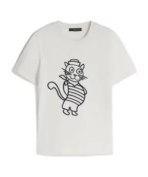 Max Mara Logo Short-sleeved T-shirt - White