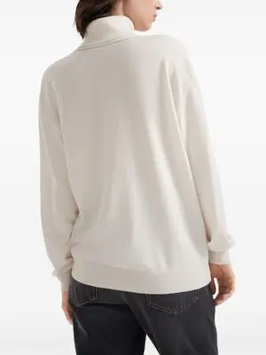 Brunello Cucinelli Mock-neck Cashmere Jumper