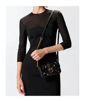 Pinko Baby Love Slouchy Shoulder Bag