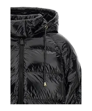 Pinko Zip-up Hooded Quilted Coat