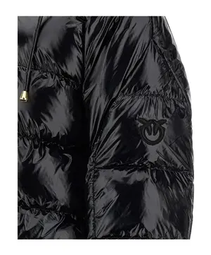 Pinko Zip-up Hooded Quilted Coat