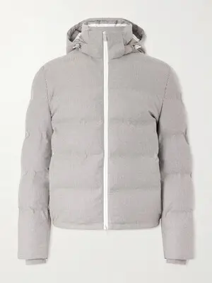Brunello Cucinelli Quilted Herringbone Down Jacket