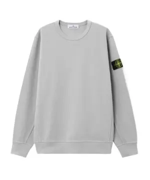 Stone Island Regular-fit Crewneck Sweatshirt - Grey