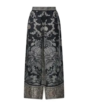 PIERRE-LOUIS MASCIA Aloes Wide-leg Pants - Nero