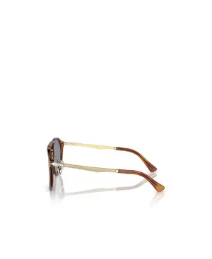 Persol Round Frame Double-bridge Sunglasses