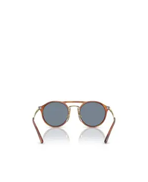 Persol Round Frame Double-bridge Sunglasses