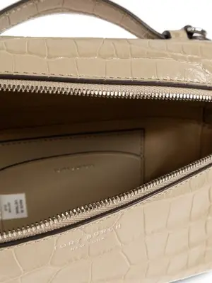 Tory Burch Romy Croc-effect Crossbody Bag