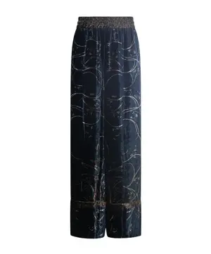 PIERRE-LOUIS MASCIA Elastic-waist Casual Trousers - Black