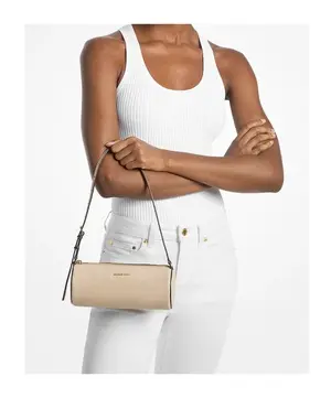 Michael Kors Izzy Small Nubuck Barrel Pochette