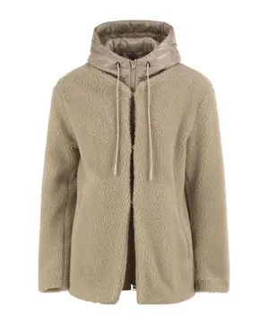 Herno Drawstring Hooded Padded Jacket - Nude