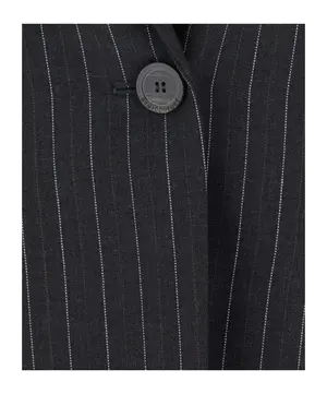 SEMICOUTURE Blended-fabric Blazer