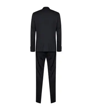 LARDINI Long-sleeved Blazer And Trousers Set
