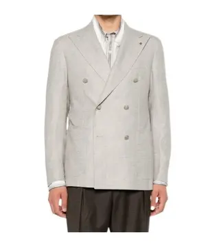 Tagliatore Double-breasted Blazer - White