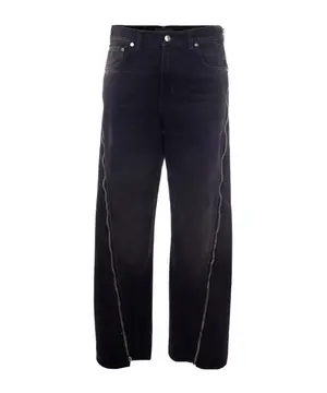 HAIKURE Zip-detailed Straight-leg Jeans