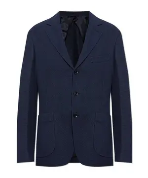 Brioni Long-sleeve Blazer - Black