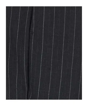 SEMICOUTURE Lola Pinstriped Wool Blend Pants
