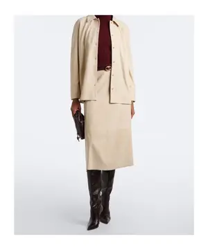 Vince Long-sleeve Leather Jacket