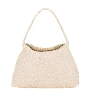 Dragon Diffusion Woven Shoulder Bag - Sand