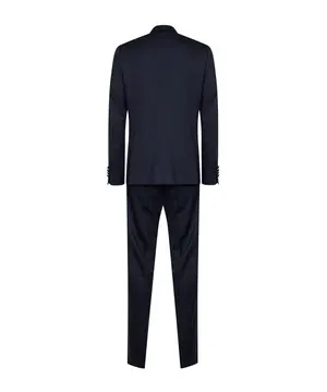 LARDINI Long-sleeved Blazer And Trousers Set