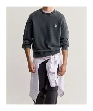 Maison Kitsuné Fox Head Crewneck Sweatshirt