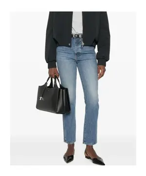 Khaite Finley Faded Effect Distressed Jeans