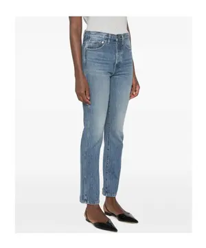 Khaite Finley Faded Effect Distressed Jeans