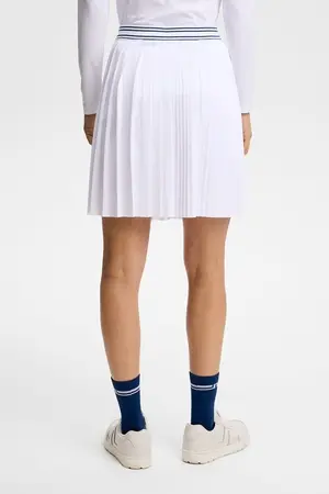 J. Lindeberg Pleated Midi Skirt With Integrated Shorts