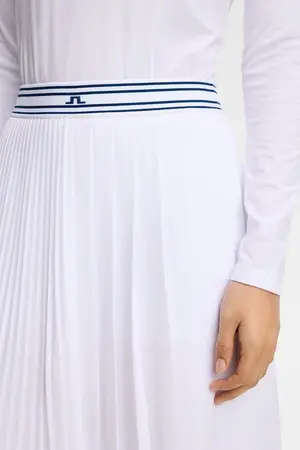 J. Lindeberg Pleated Midi Skirt With Integrated Shorts