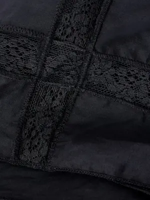 Staud Lace-trimmed Cotton Headscarf