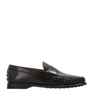 TOD'S Round-toe Loafers - Black