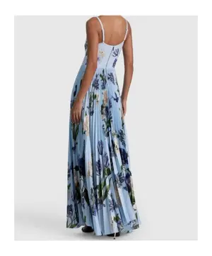 ALICEOLIVIA Carolyn Pleated Maxi Dress